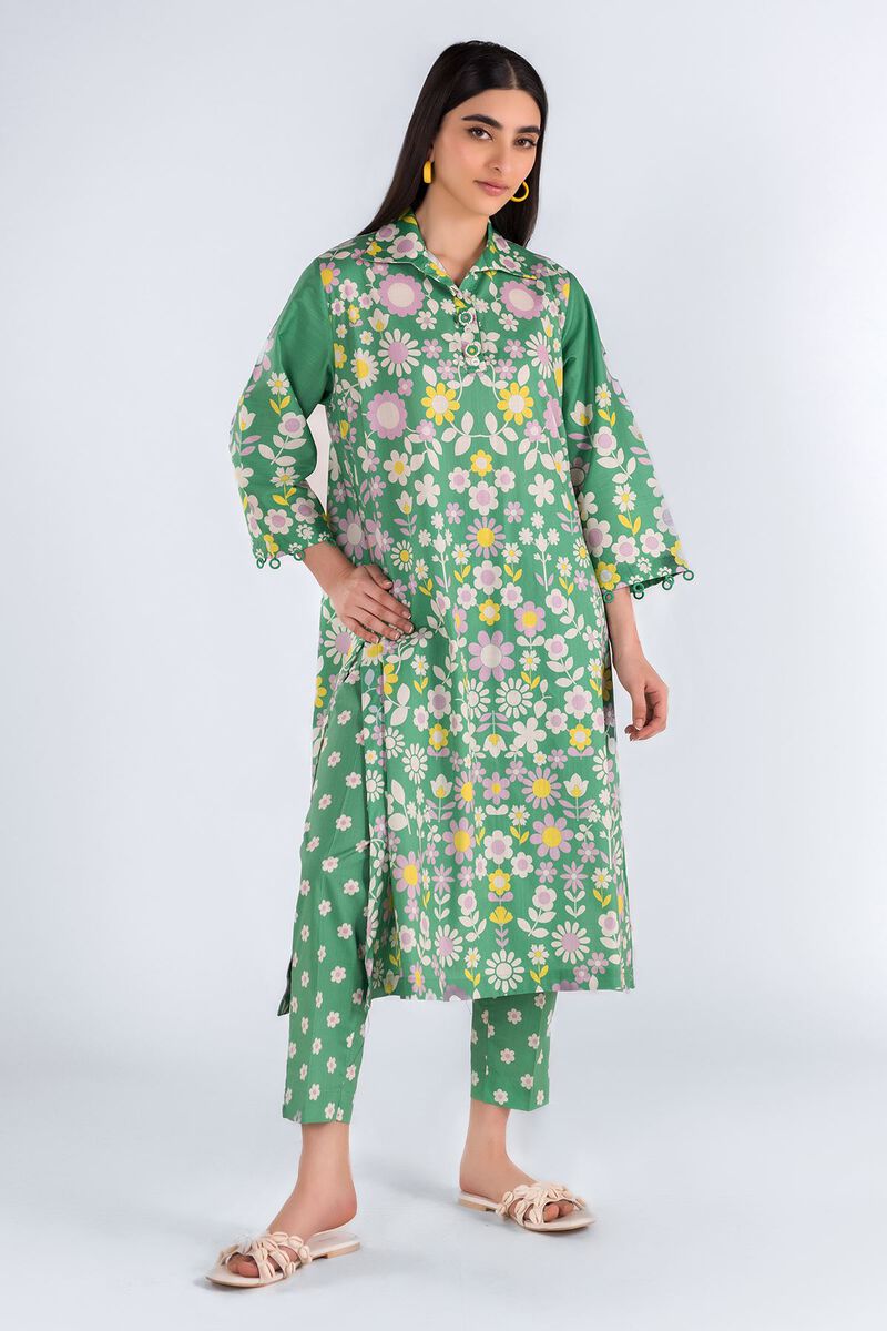 Buy Pants | 0.0 N/A | EEB24422-VG_GREEN | Khaadi United Arab Emirates