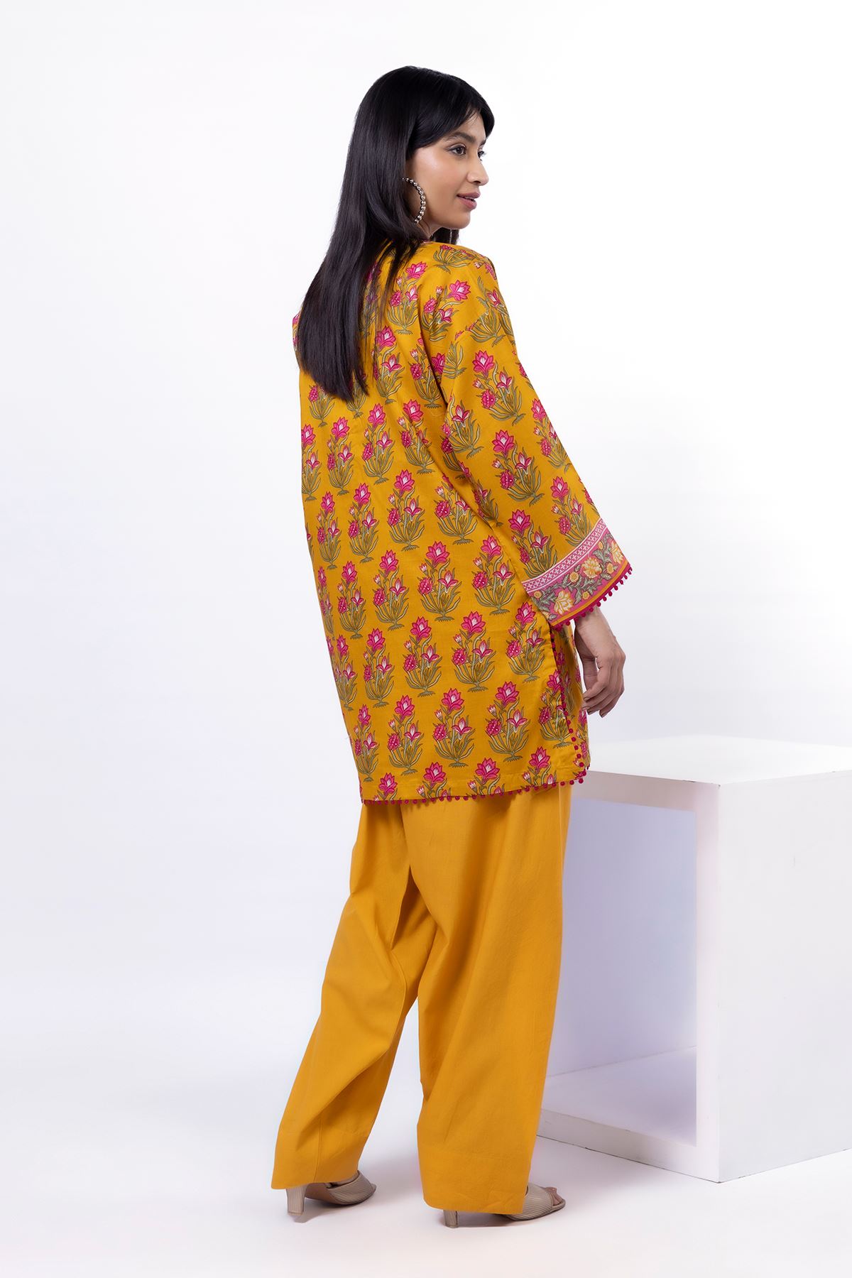 Buy Fabrics 2 Piece | Top and Bottom | 100.00 AED | SSY2198A-VG_MULTI ...